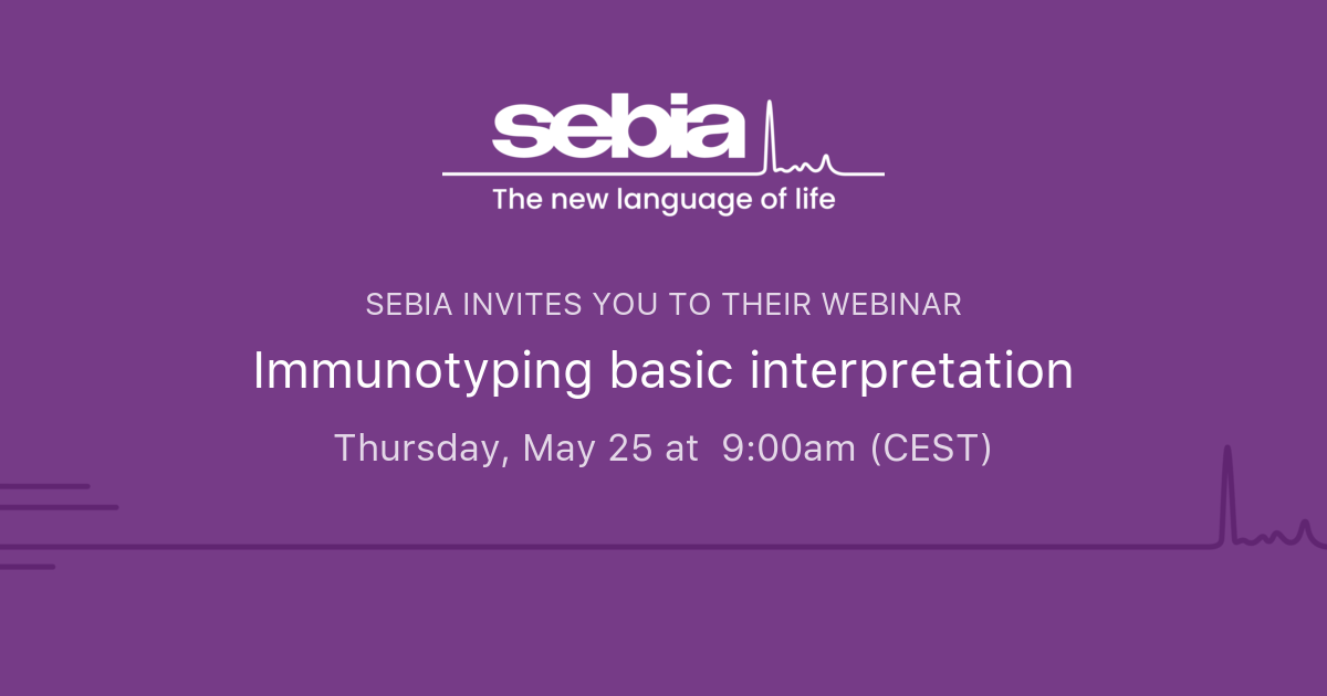 Immunotyping basic interpretation | Sebia