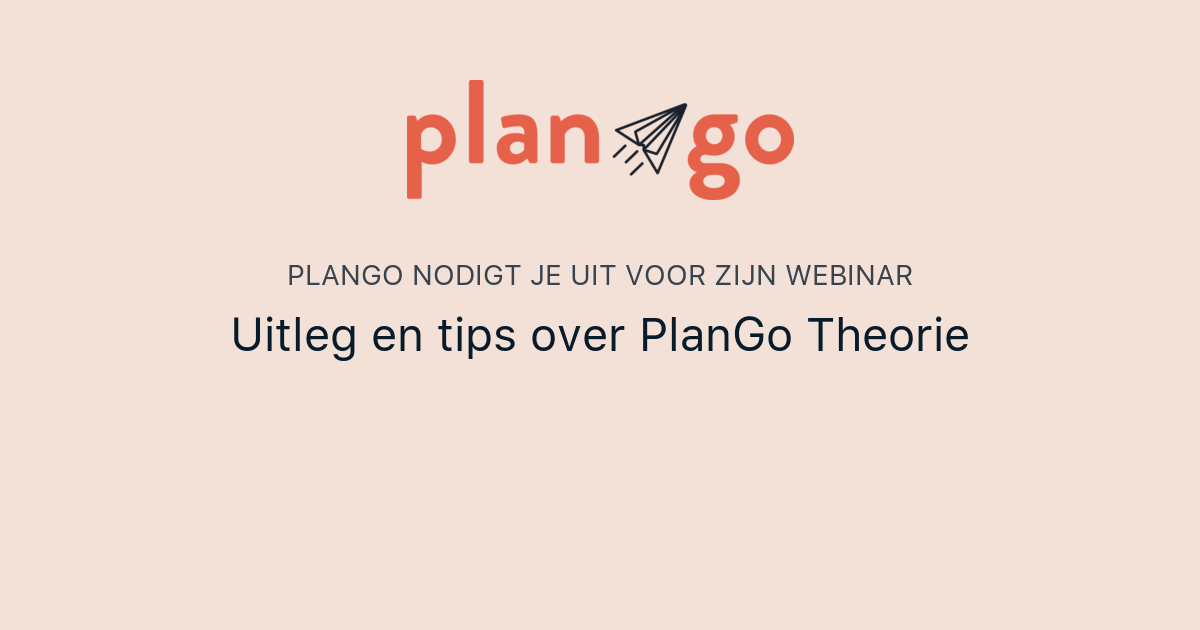 Uitleg en tips over PlanGo Theorie | PlanGo