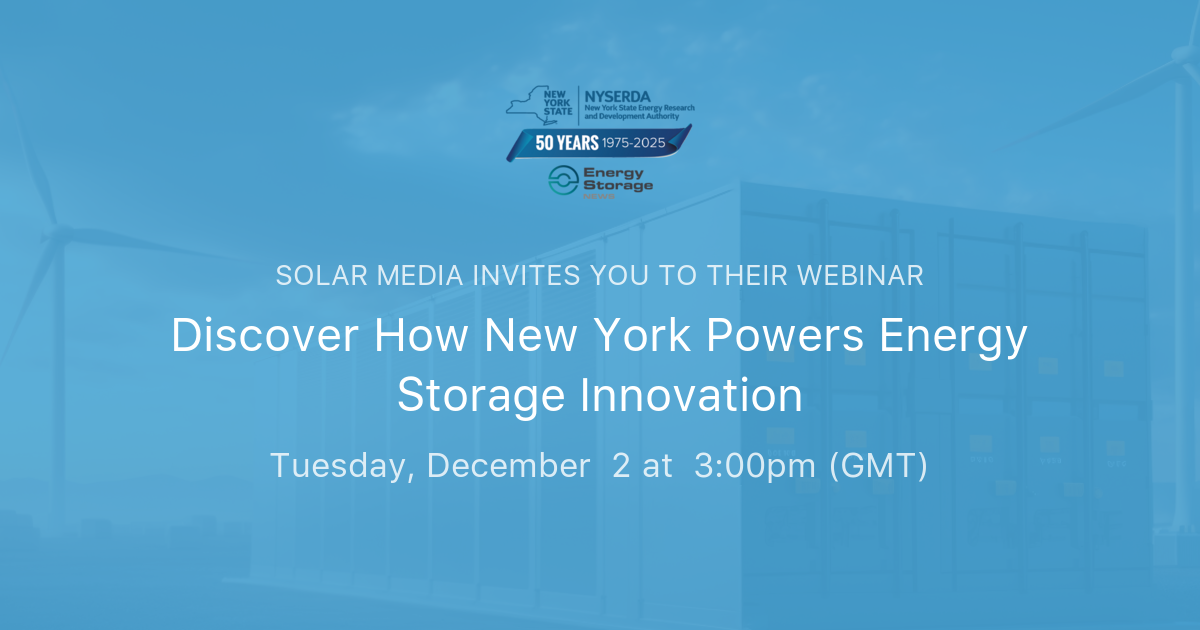 Discover How New York Powers Energy Storage Innovation | Solar Media