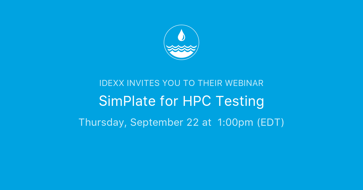 SimPlate for HPC Testing | IDEXX