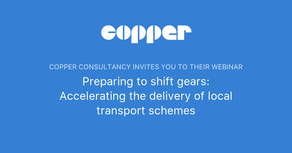 Preparing to shift gears: Accelerating the delivery of local transport ...