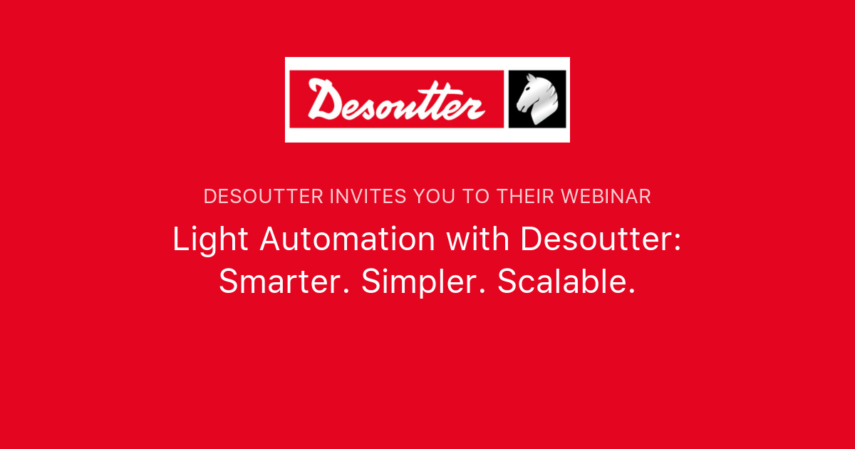 Light Automation with Desoutter: Smarter. Simpler. Scalable. | Desoutter