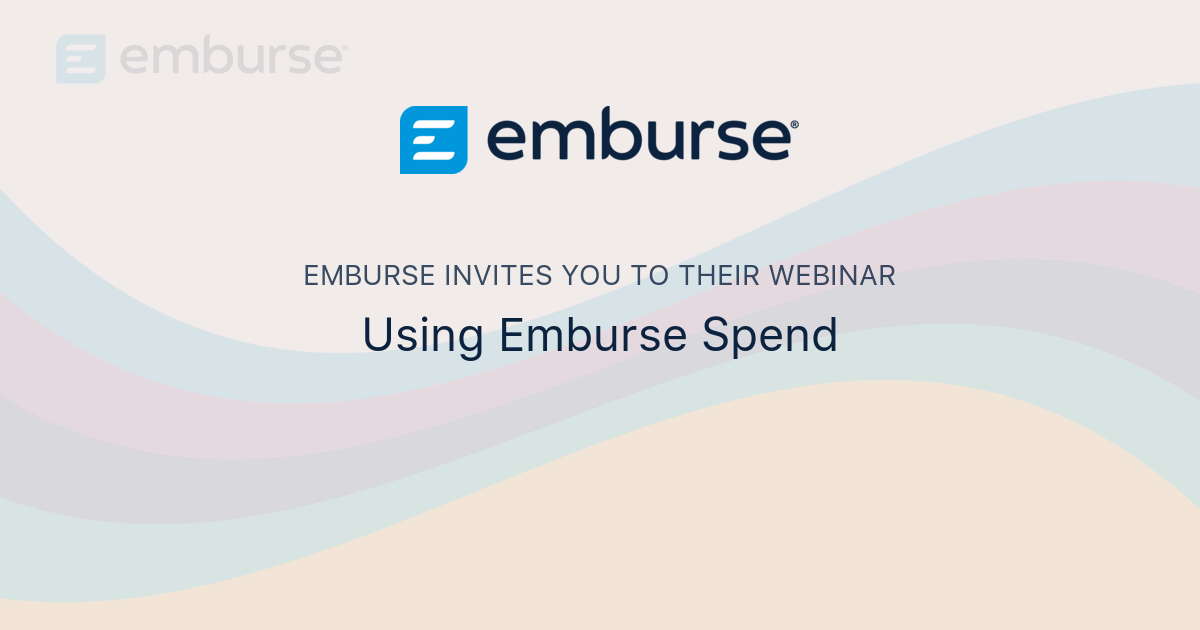 Using Emburse Spend | Emburse
