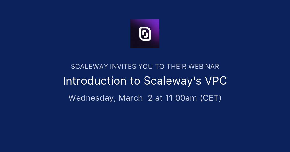 Introduction to Scaleway's VPC | Scaleway