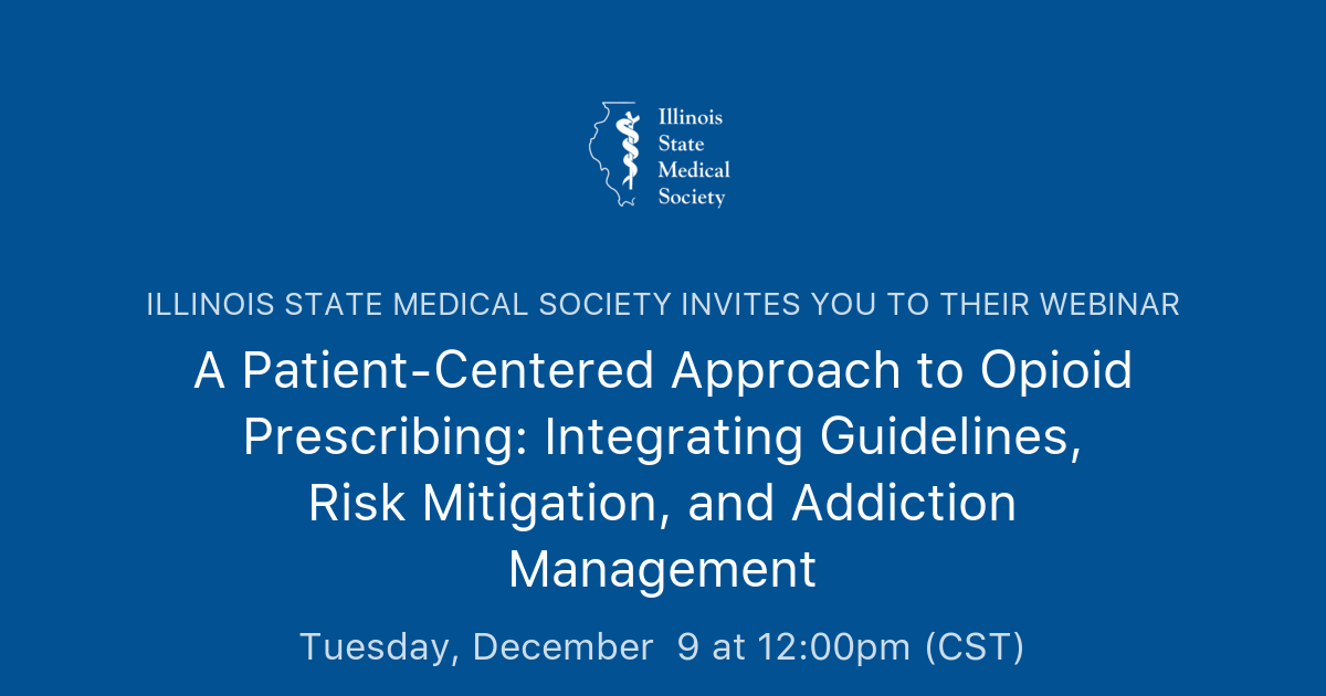 A Patient-Centered Approach to Opioid Prescribing: Integrating ...