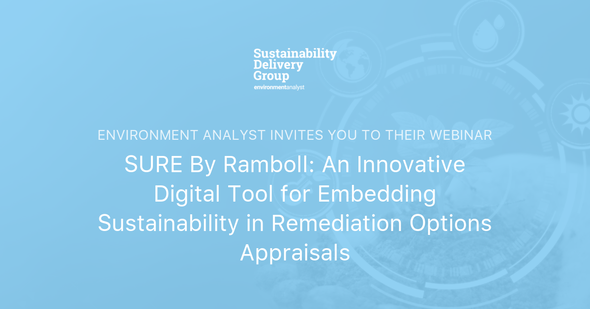 SURE By Ramboll: An Innovative Digital Tool for Embedding ...