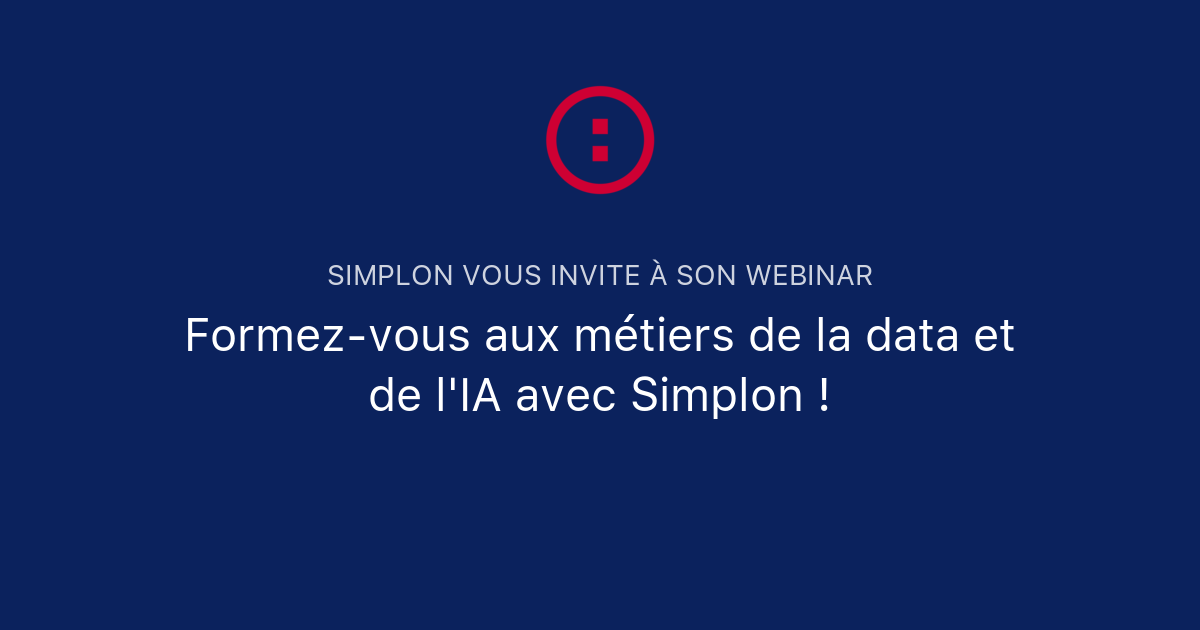 Formez-vous aux métiers de la data et de l'IA avec Simplon ! | Simplon