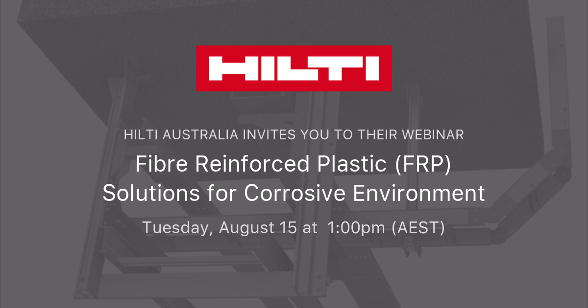 Fibre Reinforced Plastic (FRP) Solutions for Corrosive Environment ...