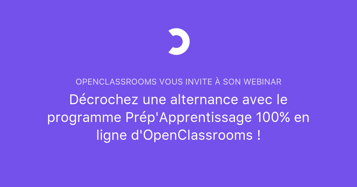 Décrochez une alternance avec le programme Prép'Apprentissage 100% en ...
