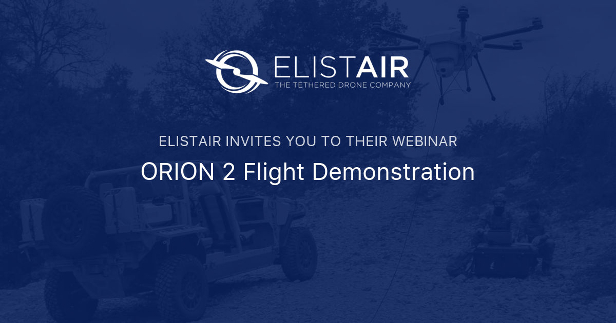 ORION 2 Flight Demonstration | ELISTAIR