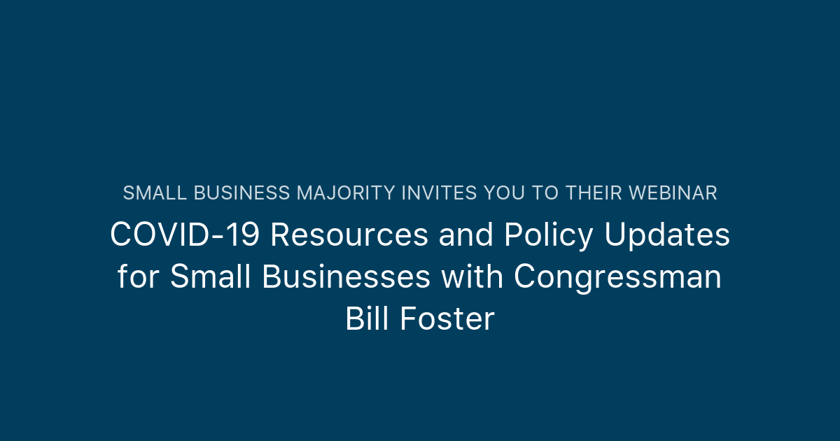 COVID-19 Resources and Policy Updates for Small Businesses with ...