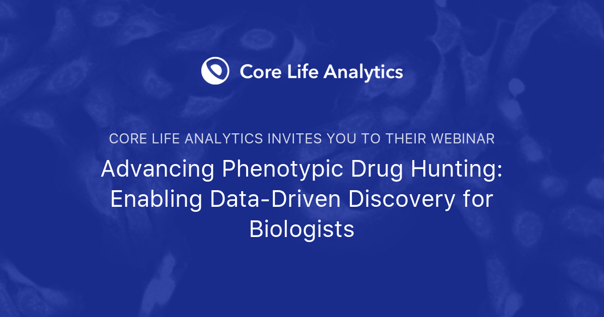 Advancing Phenotypic Drug Hunting: Enabling Data-Driven Discovery for ...