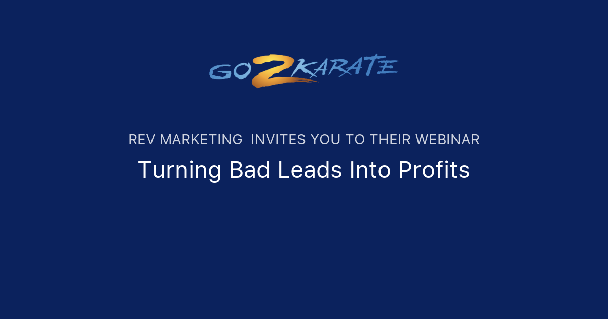 Turning Bad Leads Into Profits | Rev Marketing