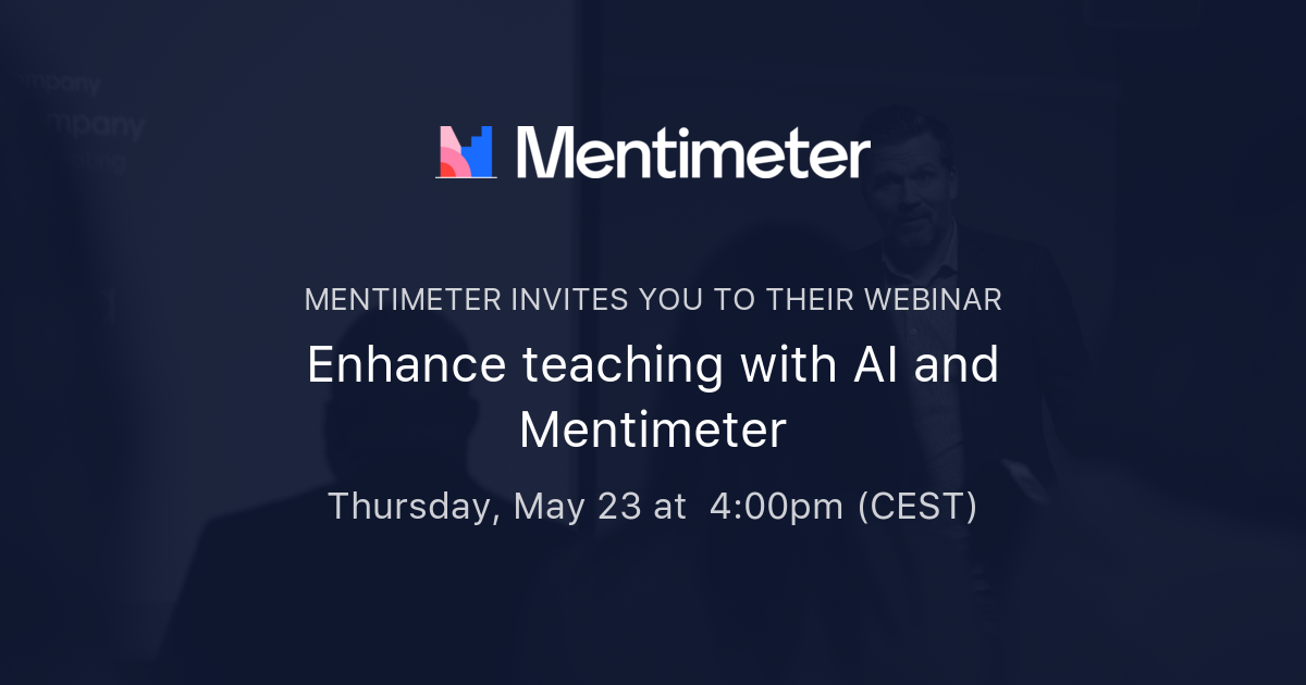 Enhance teaching with AI and Mentimeter | Mentimeter