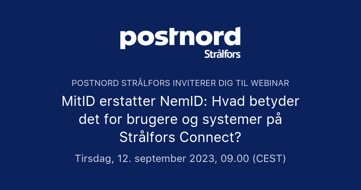 MitID erstatter NemID: Hvad betyder det for brugere og systemer på ...