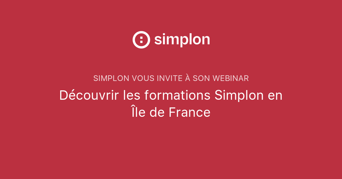 Découvrir les formations Simplon en Île de France | Simplon