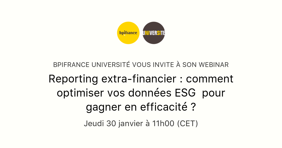 Reporting extra-financier : comment optimiser vos données ESG pour ...