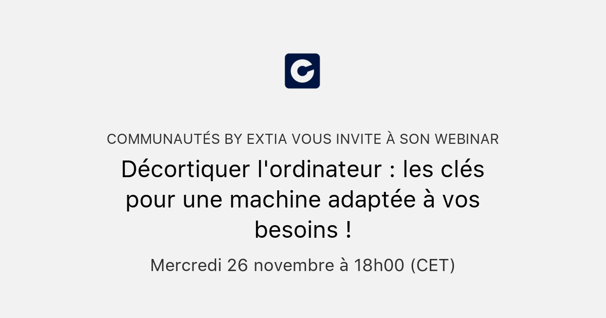 Décortiquer l'ordinateur : les clés pour une machine adaptée à vos ...