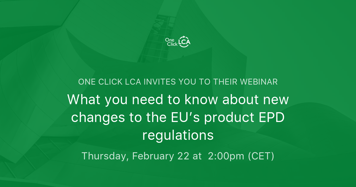 What you need to know about new changes to the EU’s product EPD ...