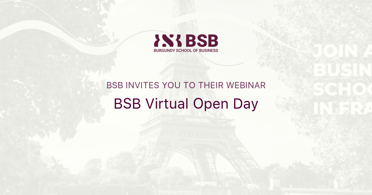 BSB Virtual Open Day | BSB