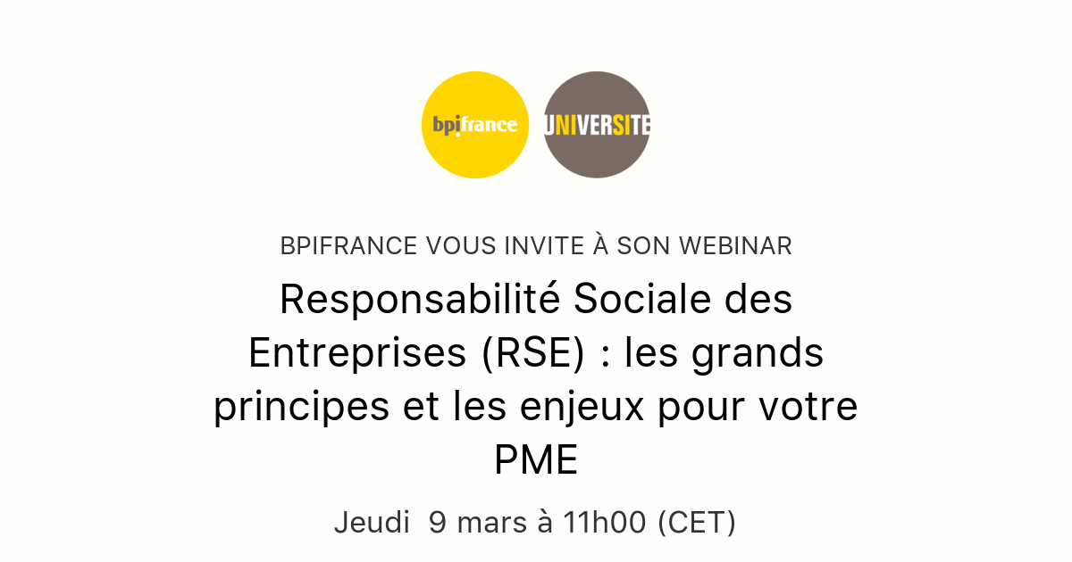 Responsabilité Sociale des Entreprises (RSE) : les grands principes et les enjeux pour votre PME ...