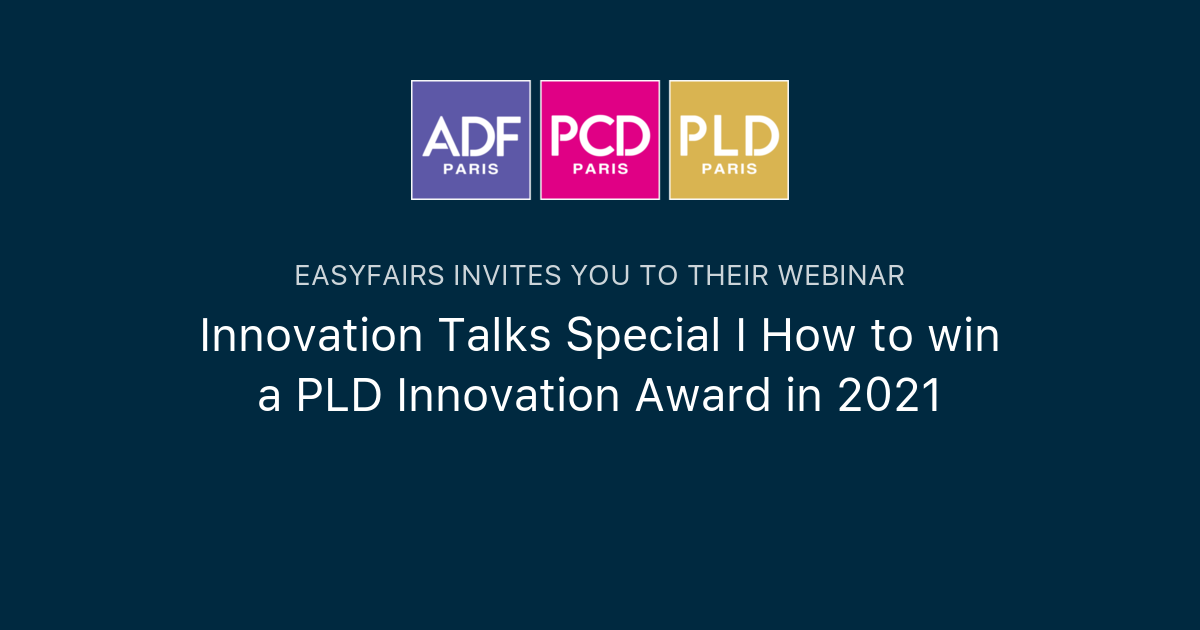 Innovation Talks Special I How to win a PLD Innovation Award in 2021 ...