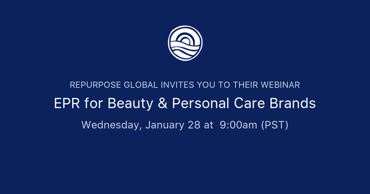 EPR for Beauty & Personal Care Brands | rePurpose Global