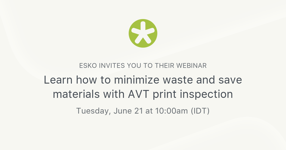 Learn how to minimize waste and save materials with AVT print ...