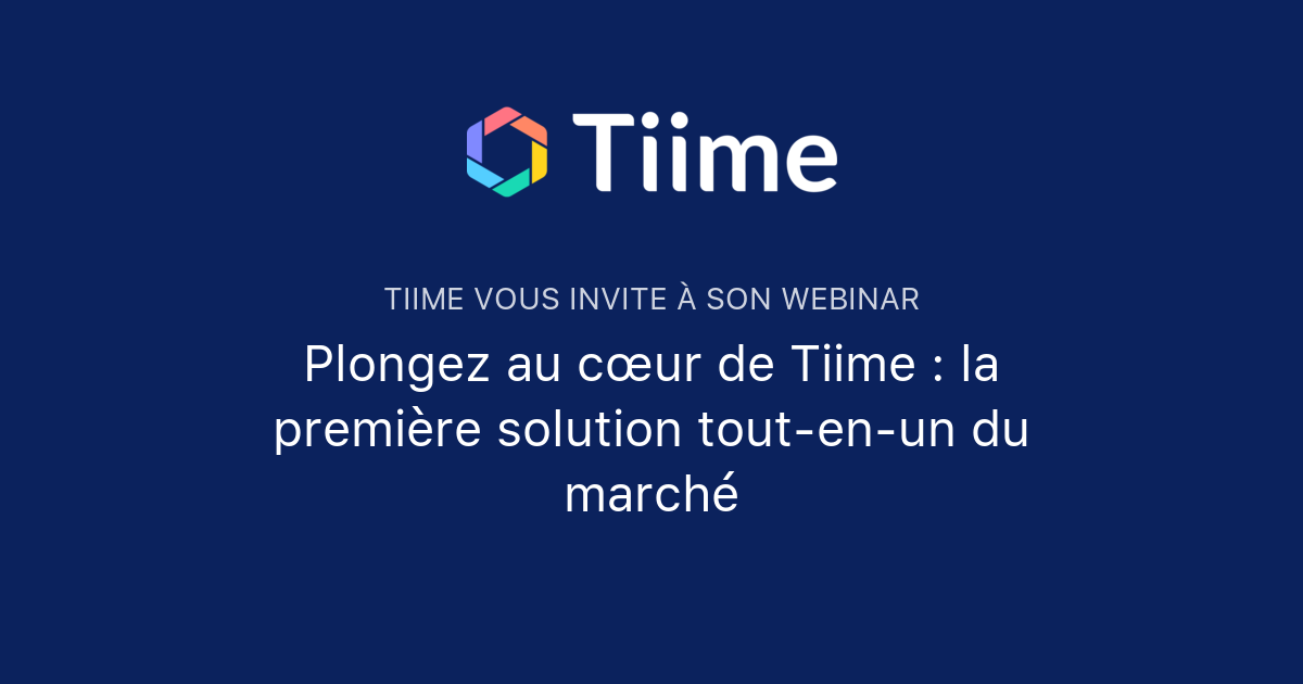Plongez au cœur de Tiime : la première solution tout-en-un du marché ...