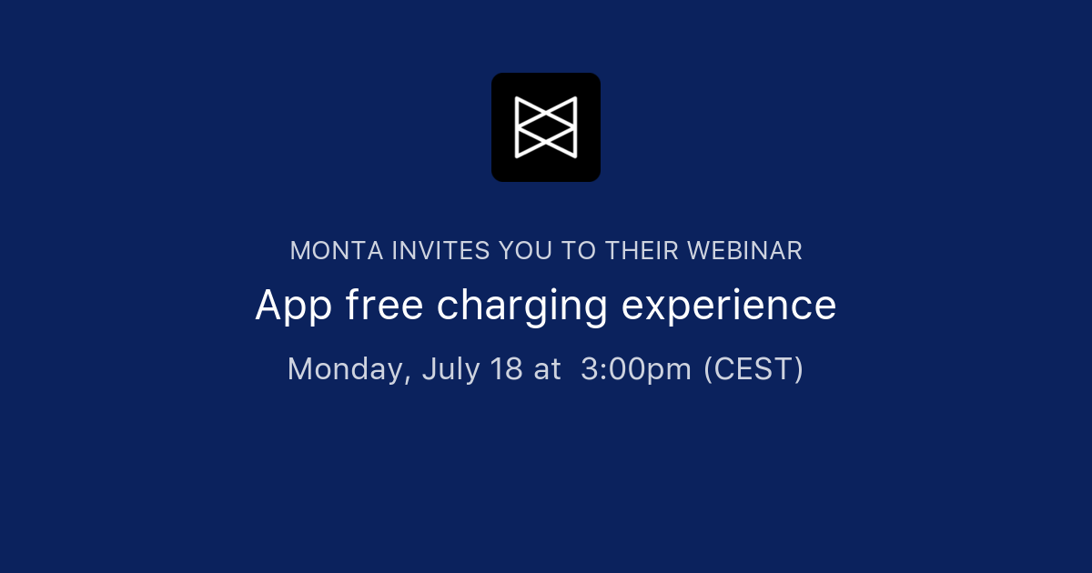 App free charging experience | Monta