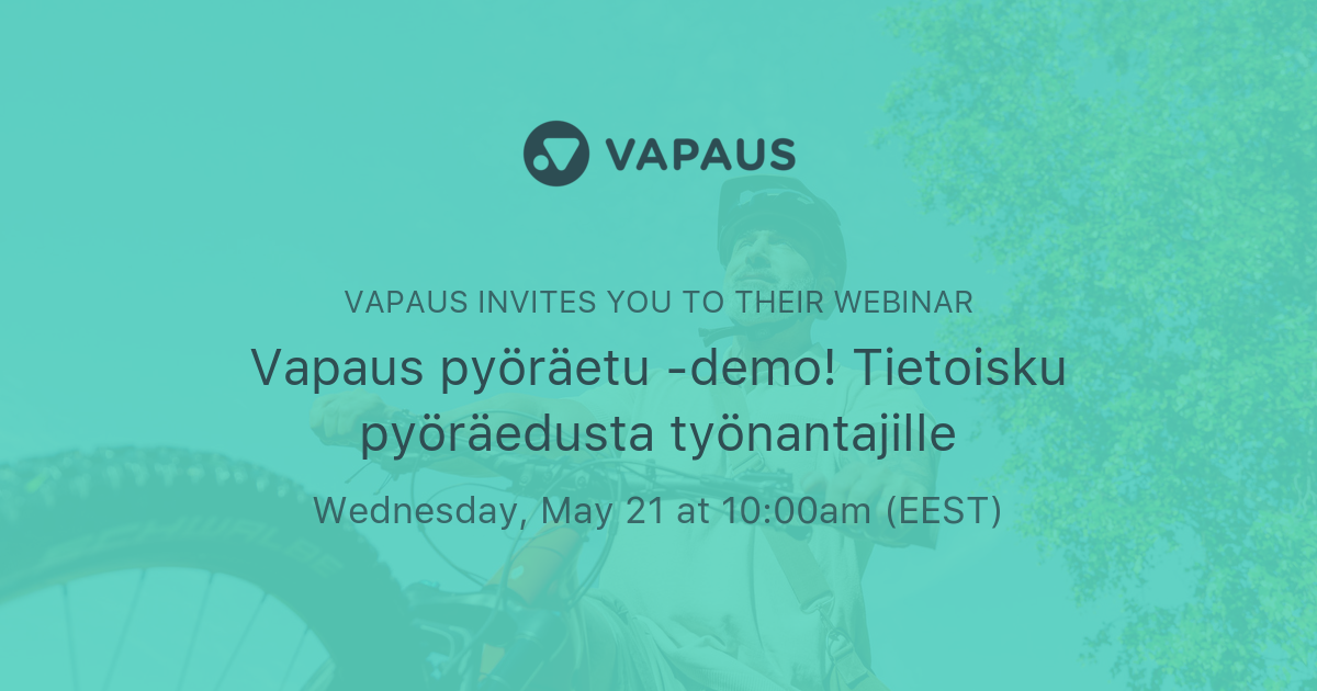 Vapaus pyöräetu -demo! Tietoisku pyöräedusta työnantajille | Vapaus ...