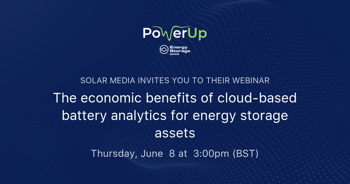 The economic benefits of cloud-based battery analytics for energy ...
