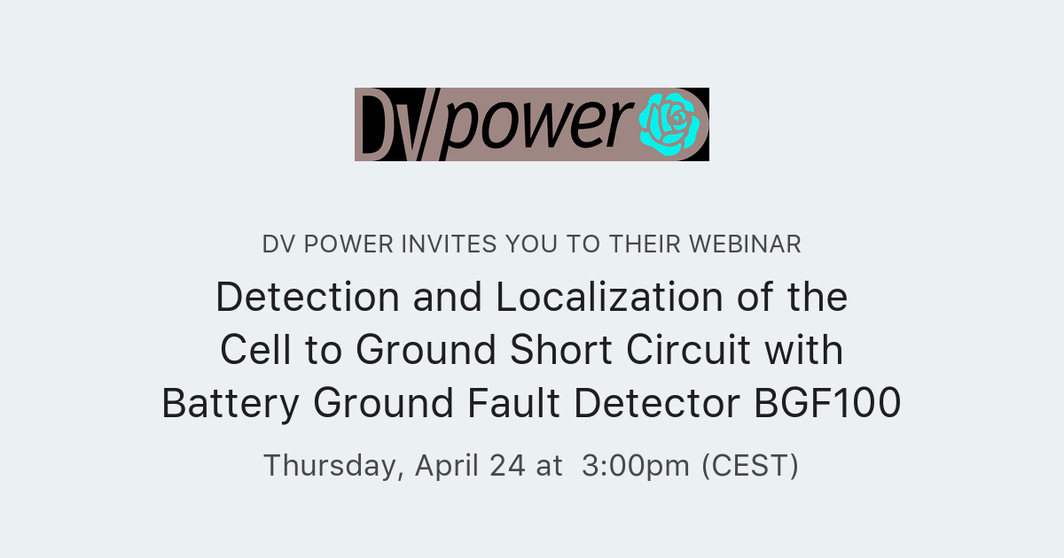 Detection and Localization of the Cell to Ground Short Circuit with ...