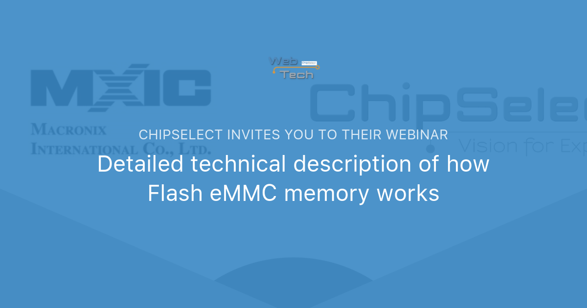 Detailed technical description of how Flash eMMC memory works | Chipselect