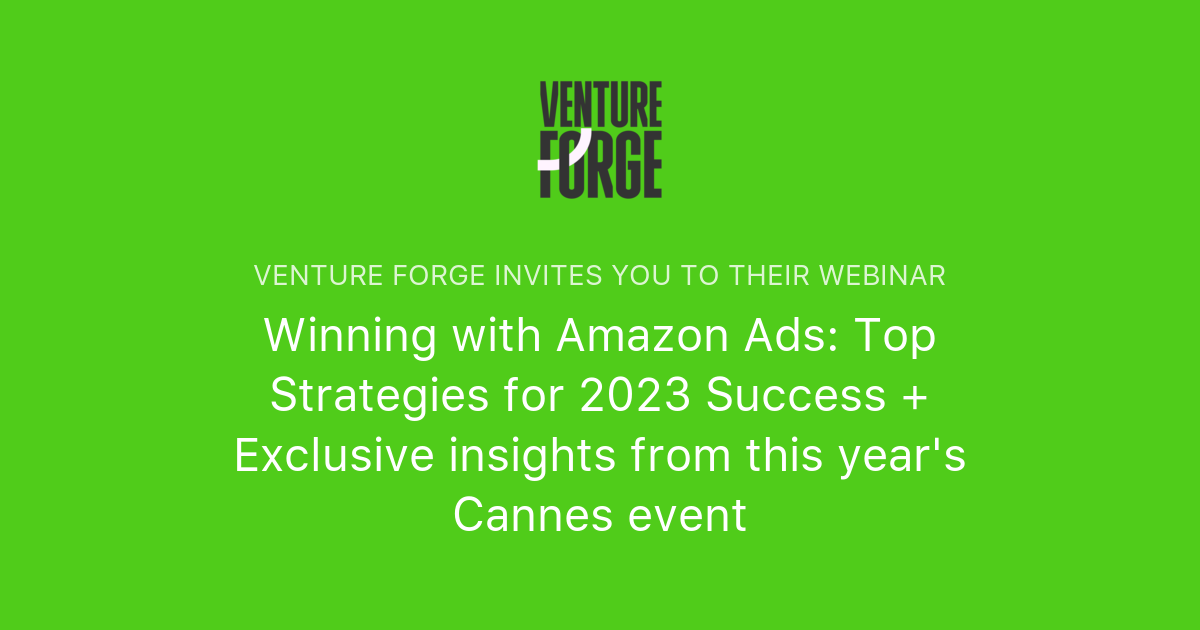 Winning with Amazon Ads: Top Strategies for 2023 Success + Exclusive ...