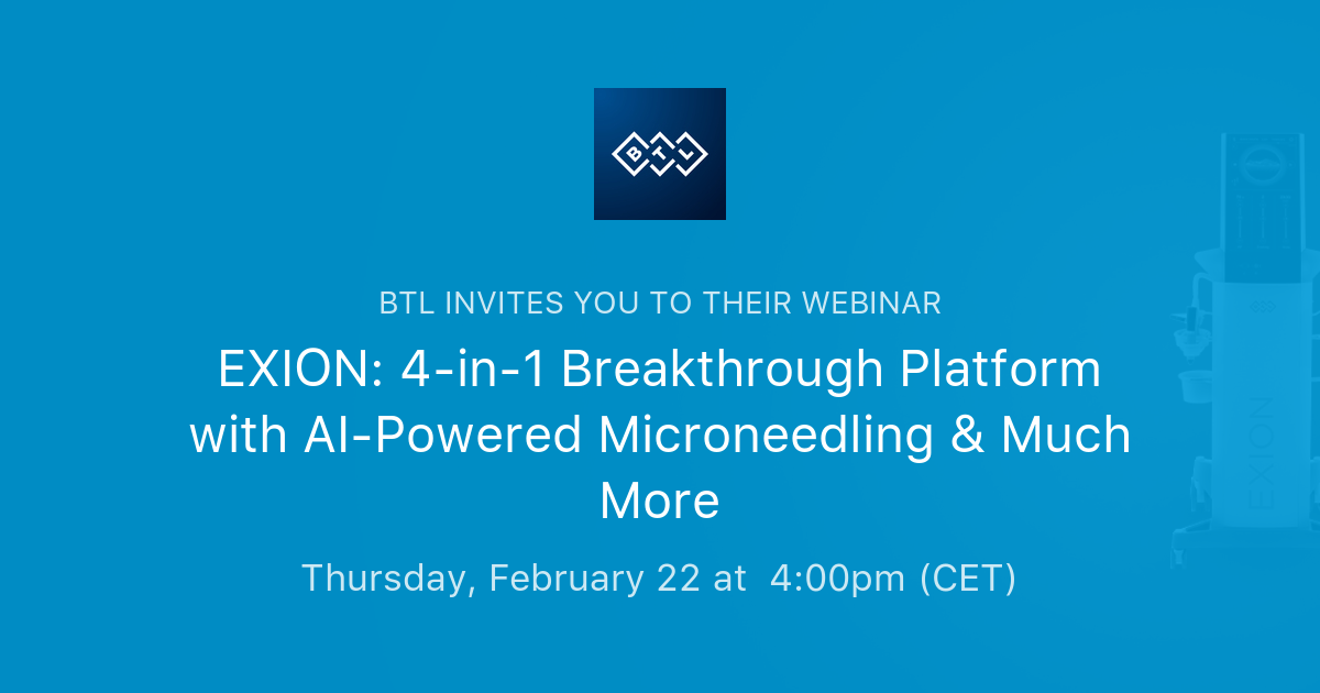 EXION: 4-in-1 Breakthrough Platform with AI-Powered Microneedling ...