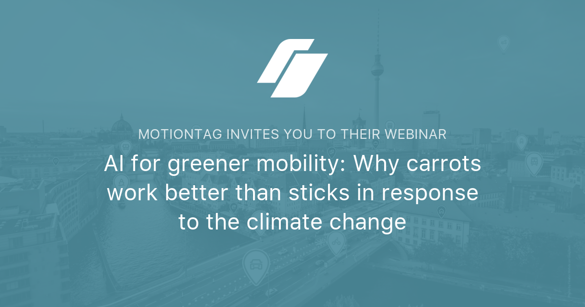 AI for greener mobility: Why carrots work better than sticks in ...