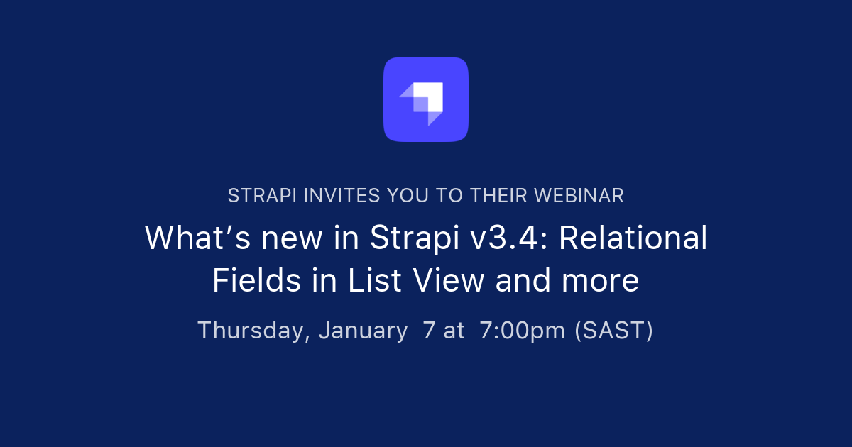 What’s new in Strapi v3.4: Relational Fields in List View and more | Strapi