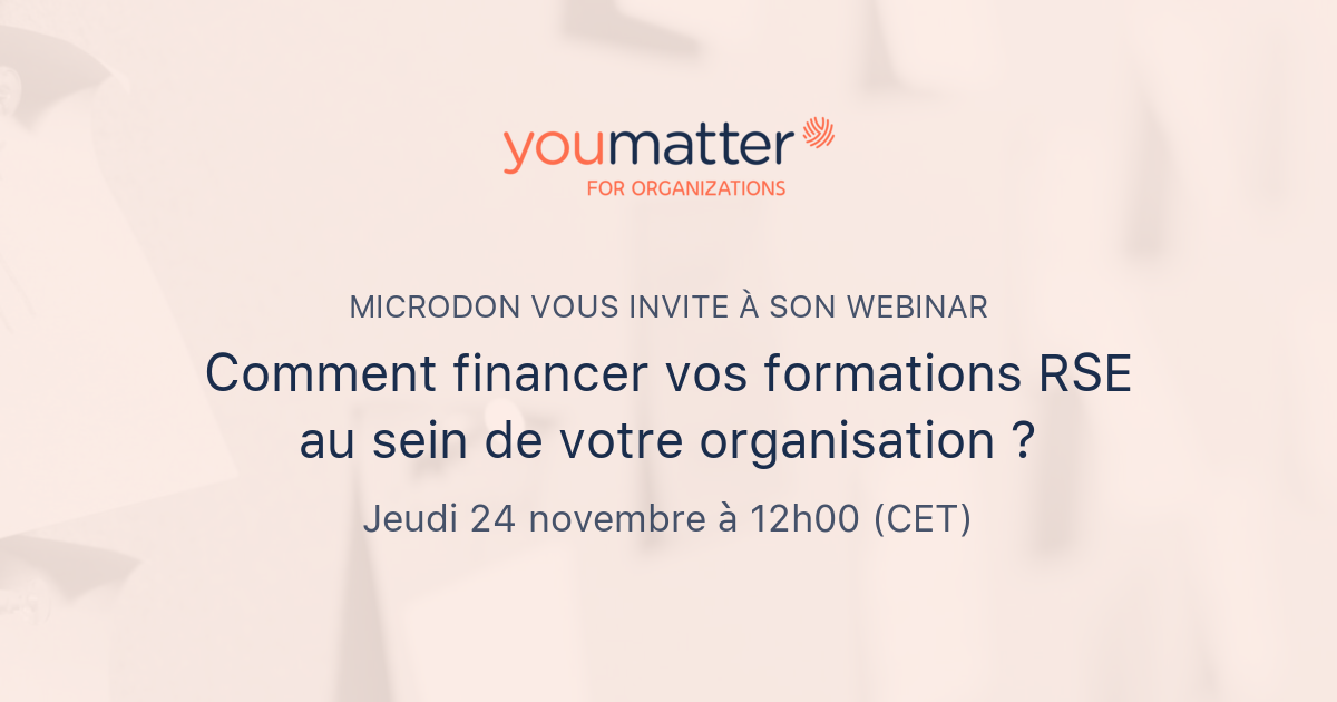 Comment financer vos formations RSE au sein de votre organisation ...