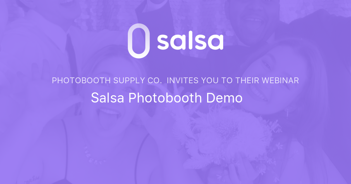 Salsa Photobooth Demo 🌶 | Photobooth Supply Co.