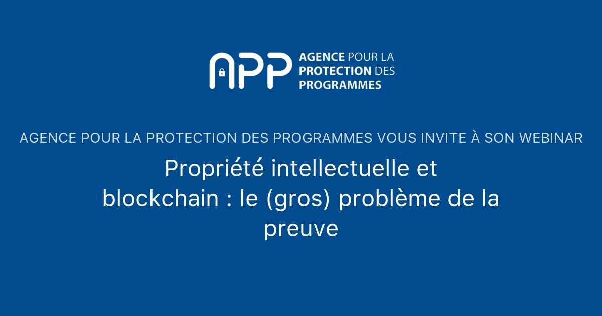 Propriété intellectuelle et blockchain : le (gros) problème de la ...