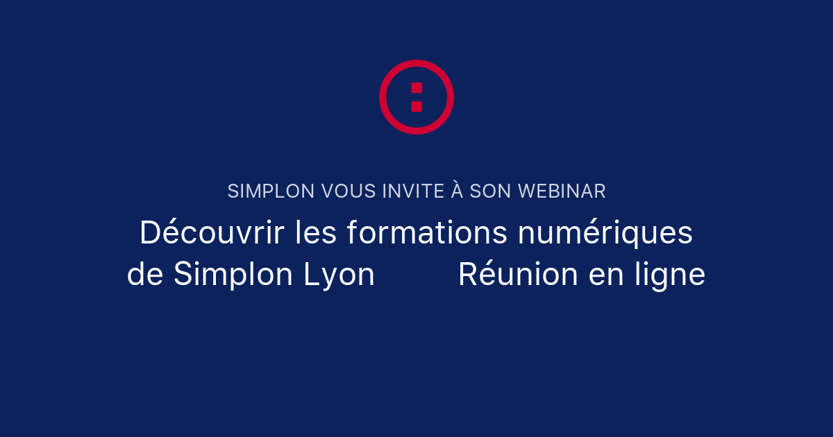 Découvrir les formations numériques de Simplon Lyon ! ⚡️ | Simplon