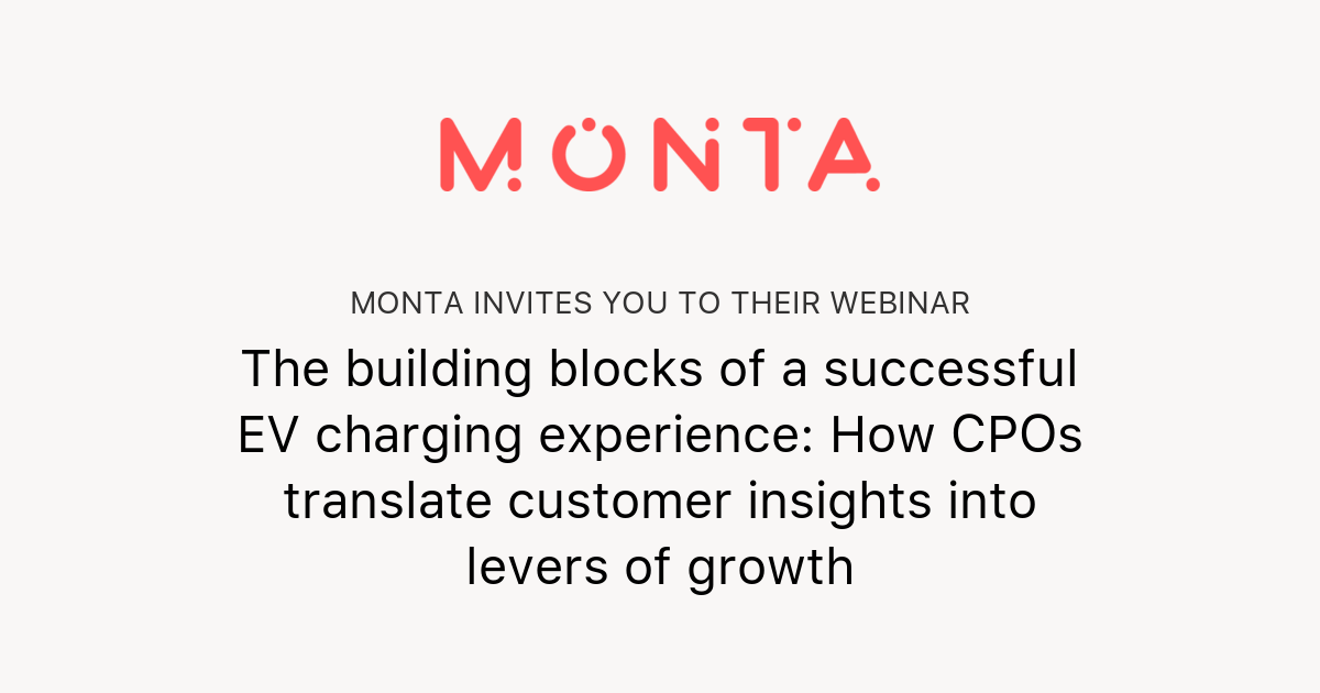 The building blocks of a successful EV charging experience: How CPOs ...