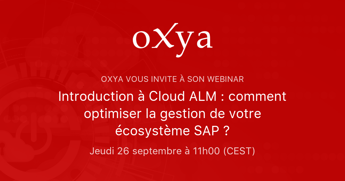 Introduction à Cloud ALM : comment optimiser la gestion de votre ...