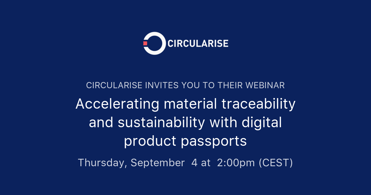 Accelerating material traceability and sustainability with digital ...