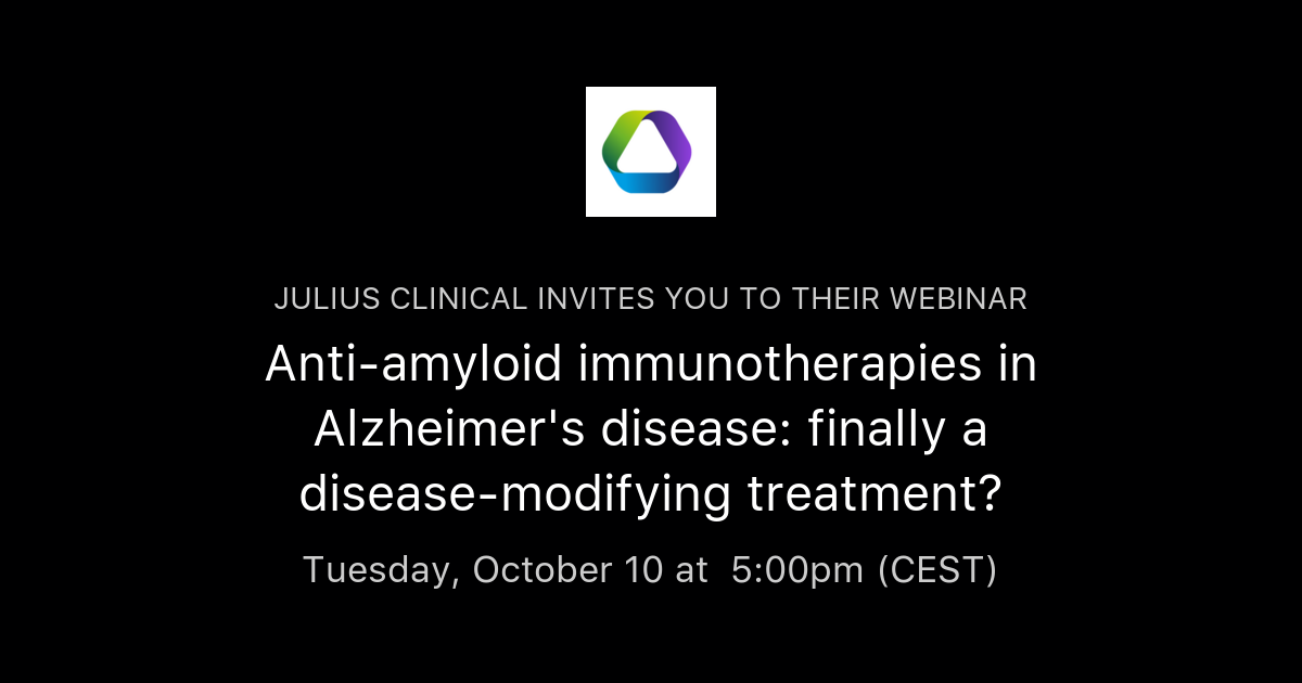 Anti-amyloid immunotherapies in Alzheimer's disease: finally a disease ...