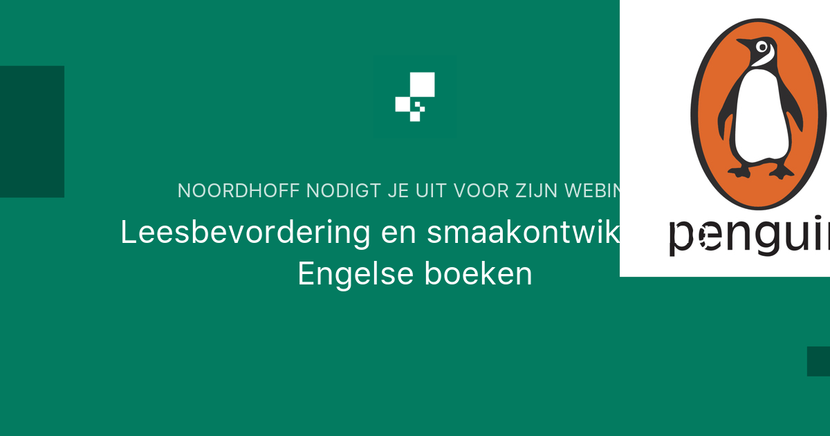 Leesbevordering en smaakontwikkeling Engelse boeken | Noordhoff