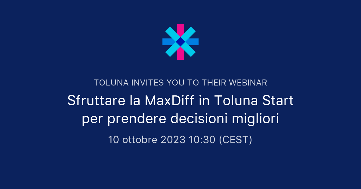 Sfruttare la MaxDiff in Toluna Start per prendere decisioni migliori | Toluna
