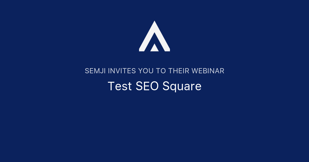 Test SEO Square | Semji