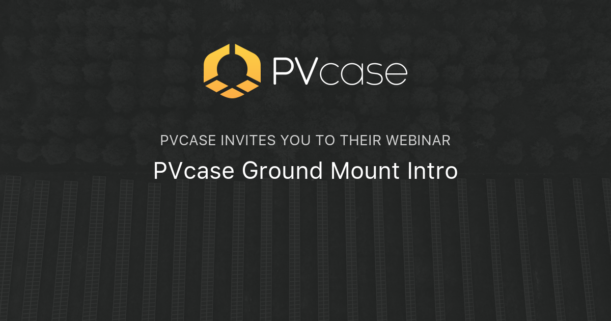 PVcase Ground Mount Intro | PVcase